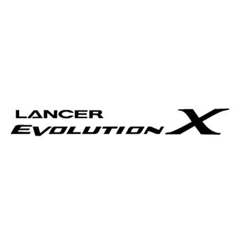Mitsubishi Lance Evolution Logo Sticker
