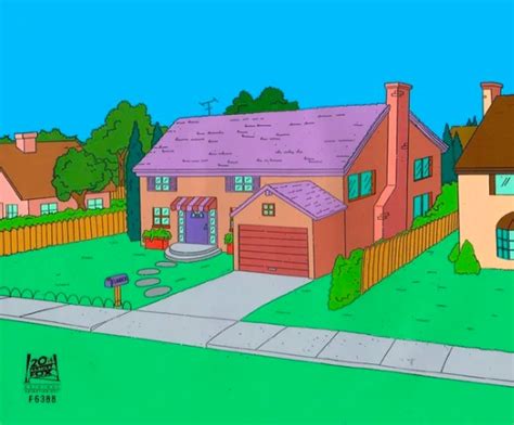 Sold Simpsons Original Background Flanders House
