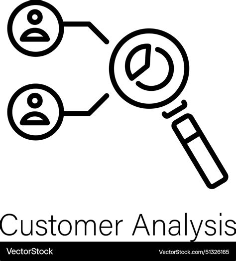 Customer Analysis Royalty Free Vector Image Vectorstock
