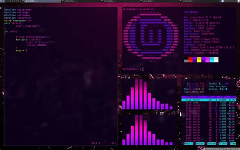 [awesome] My Linux Mint Rice R Unixporn