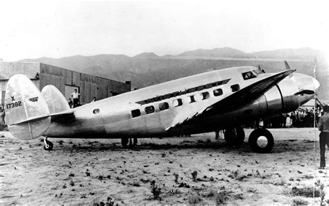 Aircraft Lockheed 14h Sky Zephyr Northwest Airlines History Center
