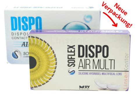 Dispo Air Multi Somofilcon A Ehemals Filcon Ii3 Low 1 25 Bis 2 00 Testlinse