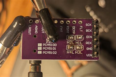 Audio No Output From PCM5102 I2S DAC Arduino Stack Exchange