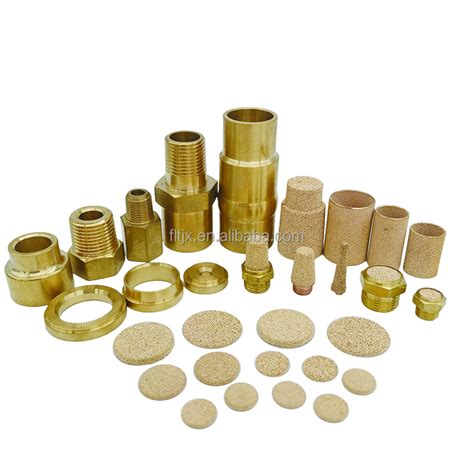 Copper Sintered Pneumatic Silencer Filter Copper Powder Sintered Filter