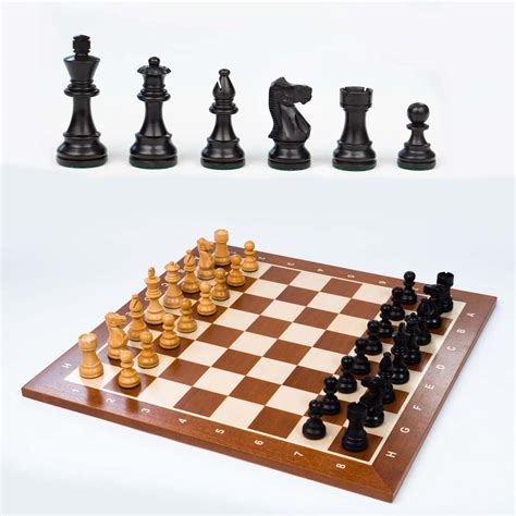 19 New Lardy Weighted Tournament Style Chess Set