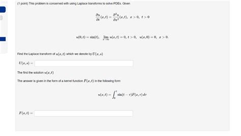 Solved 1 Point This Problem Is Concerned With Using