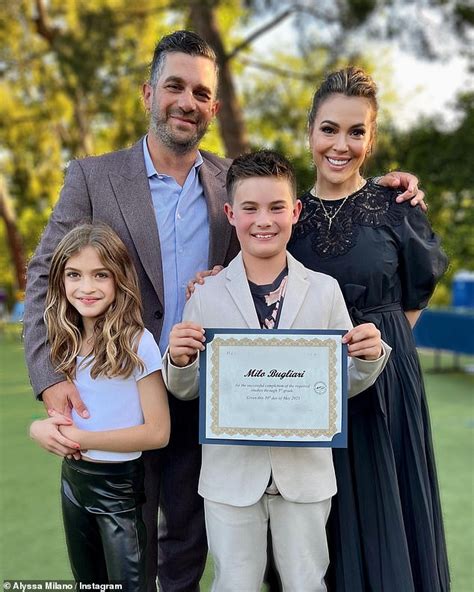 Alyssa Milano Gets Emotional As Her Son Milo 12 Graduates From