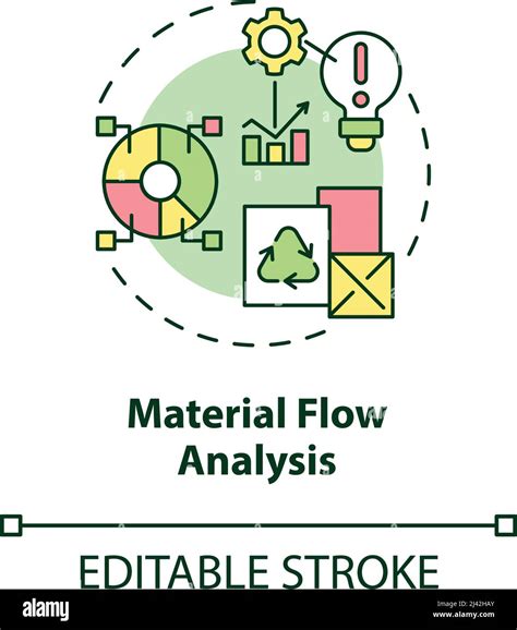Material Flow Analysis Concept Icon Stock Vector Image And Art Alamy