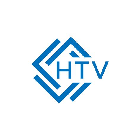 Htv Letter Logo Design On White Background Htv Creative Circle Letter Logo Concept Htv Letter