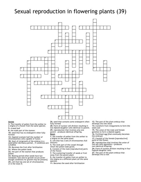 Flower Structure And Reproduction Worksheet Coloring Key Best Flower Site
