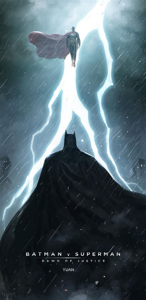 Batman V Superman Fan Art By A Chinese Artist On Inspirationde Batman Vs Superman Batman Vs