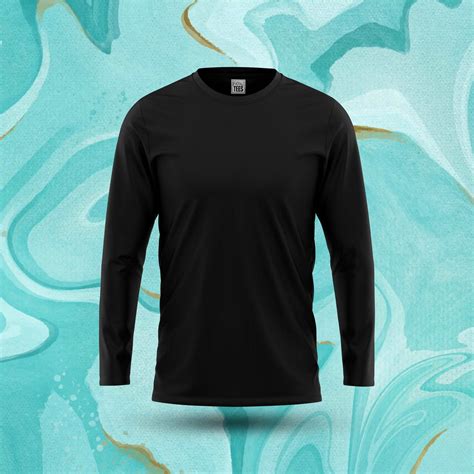 Blazing Black Plain Tee