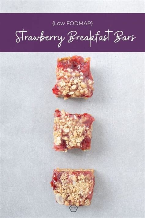Low Fodmap Strawberry Breakfast Bars The Fodmap Formula