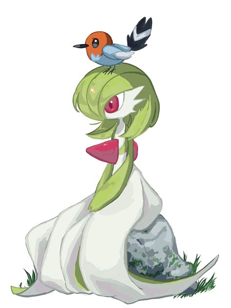 Gardevoir And Fletchling Pokemon Drawn By Token0359 Danbooru