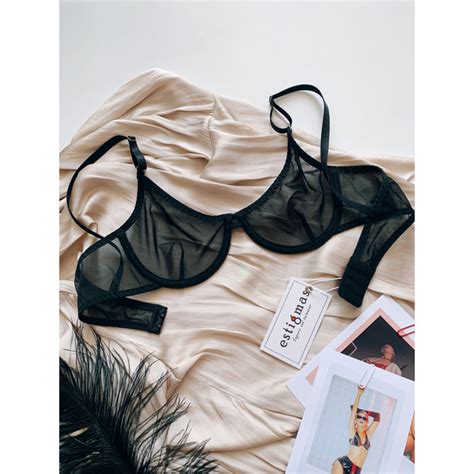 Basic Black Full Set Black Lingerie Mesh Lingerie High Qu Inspire