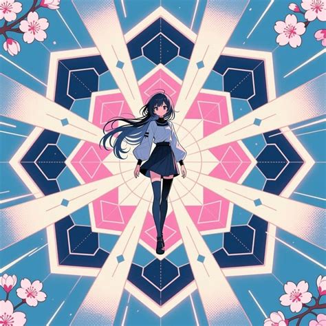Free Geometric Anime Girl Photo Anime Manga Girl Download At