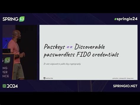 Free Video A Passwordless Future Passkeys For Spring Developers From Spring Io Class Central
