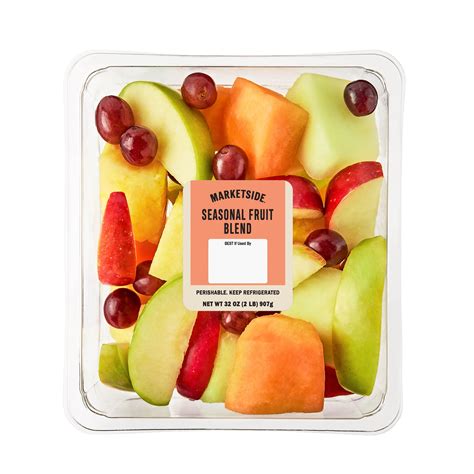 Marketside Seasonal Fruit Blend 32 Oz Tray Fresh Cantaloupe Red