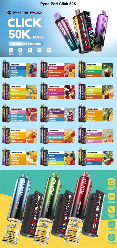 Pyne Pod Click 50k Prefilled Pod Kit Great Deal Vapesourcing