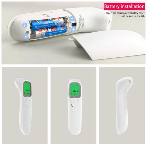 【free Battery】ad802 Infrared Forehead Thermometer Gun Termometer
