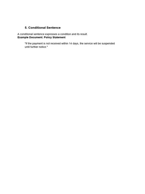Conditional Sentence Pdf Conditional Sentence Pdf