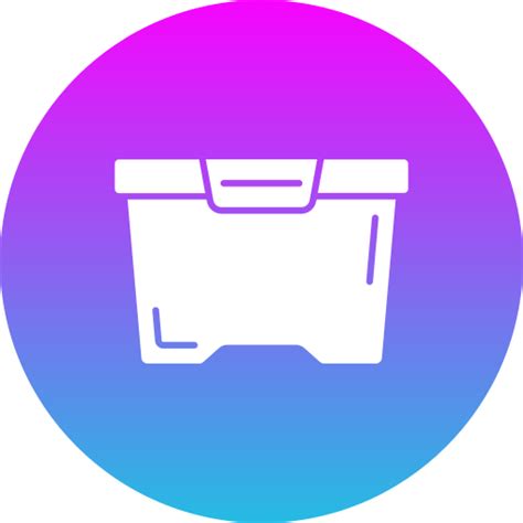 Food Container Generic Flat Gradient Icon