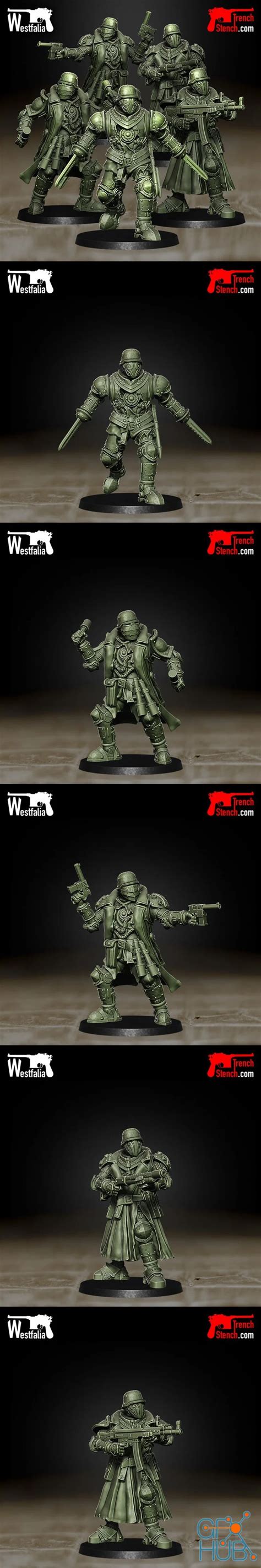 3d Print Model Cadaver Corps Artificial Infantry 146258