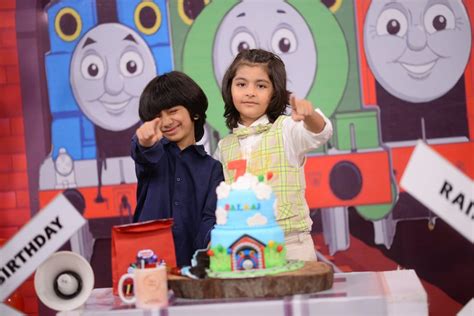 Nida Yasir Celebrates Her Son Balaajs Birthday At The Set Of Gmp