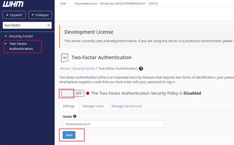 Enable Two Factor Authentication 2fa On Whm And Cpanel Diadem Technologies Support Knowledgebase