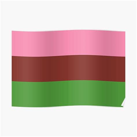 Gynesexual Pride Flag Poster For Sale By Flagsworld Redbubble