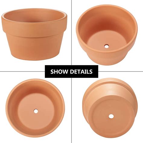 Terracotta Shallow Succulent Pot Gt14230 Hantechn