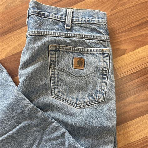 Vintage Carhartt Jeans W Lining 33x30 Depop