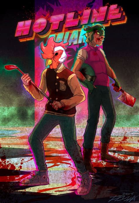 Richard And Bikerhotline Miami Fanart Hotline Miami Miami Fan Art