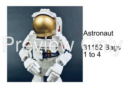 Lego Moc Astronaut Walking On The Moon 3115231147 By Andersonbrick