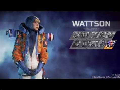 Apex Legends Wattson Character Selection Quotes Youtube