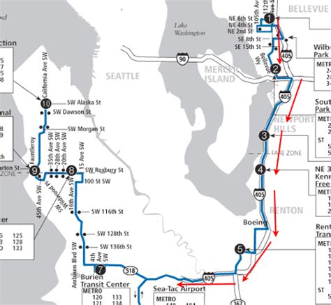 Ride To And From The Airport On Downtown Bellevue Public Transportation