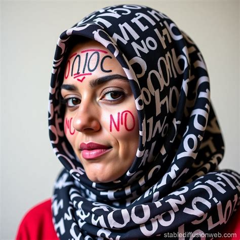 Arabic Calligraphy And Street Art Portrait Stable Diffusion Online