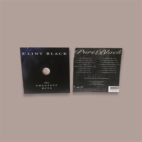 Clint Black Greatest Hits Album Cover Clint Black Nothin But The