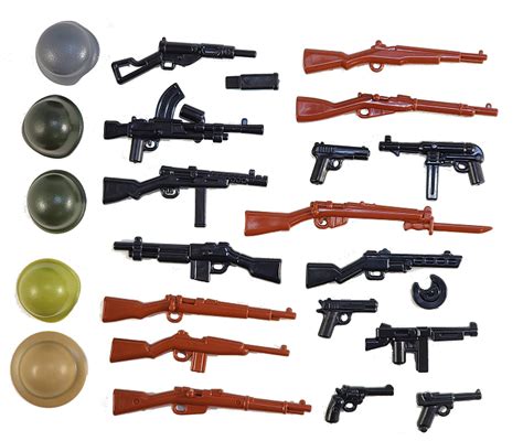 Brickarms® Wwii Pack V4 Lego Minifigure Weapons Pack Bricks At War