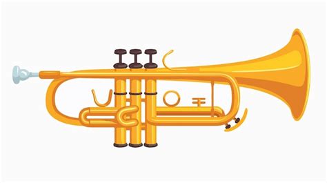 Bugle Vector Design In Flat Style For Creative Projects Premium Ai