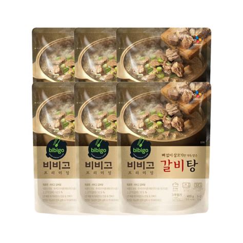 비비고 갈비탕 400g X 6개 기타정보 어미새