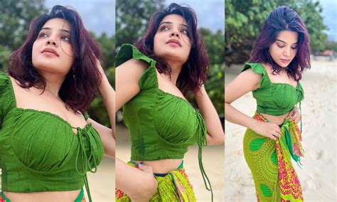 Aathmika Hot Photos హాట్ హాట్ ఎక్సపోజింగ్ లతో ఆత్మిక అందాలు