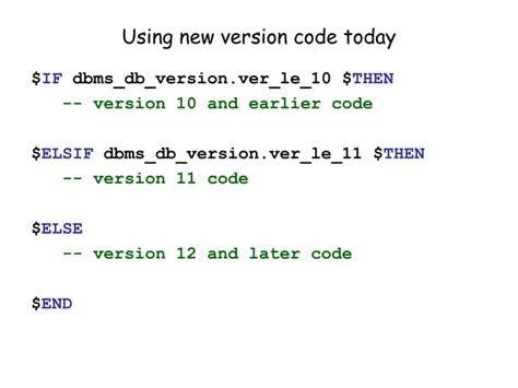oracle pl sql creative conditional compilation ppt