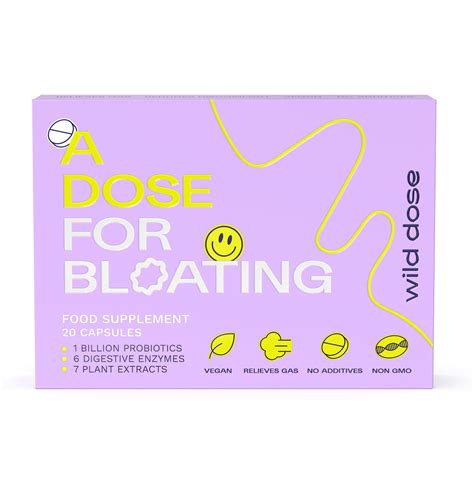Wild Dose A Dose For Bloating 20 Caps Planet Organic