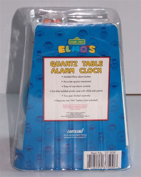 Sesame Street Elmo Alarm Clock From 1997 Etsy