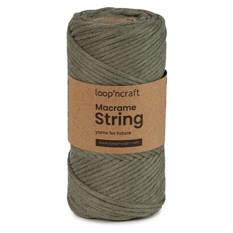 Macrame String Khaki 3mm 250g