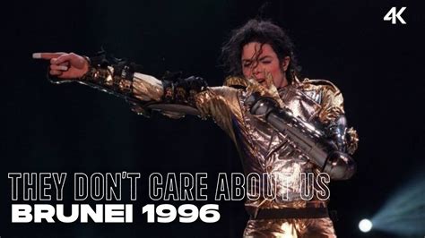 Michael Jackson They Dont Care About Uslive In Brunei 4k Remastered