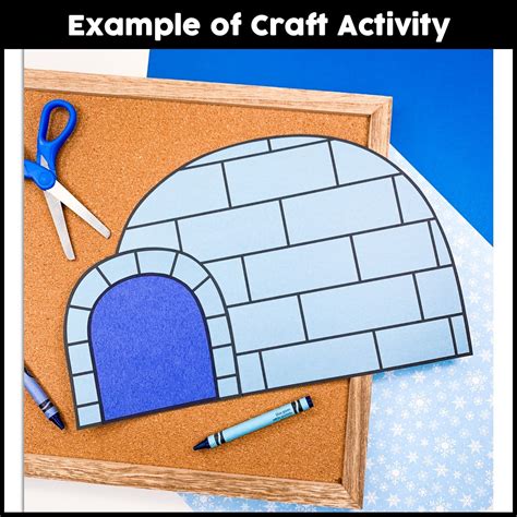 Igloo Craft Activity Crafty Bee Creations