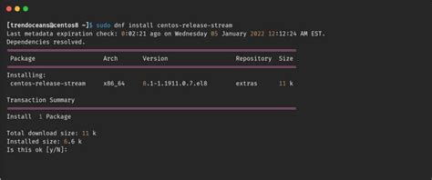 How To Migrate CentOS Linux To CentOS Stream TREND OCEANS