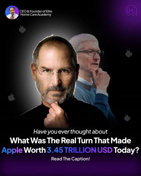 Jesse Epps On Linkedin Have You Ever Thought About What Was The Real Turn That Made Apple Worth…